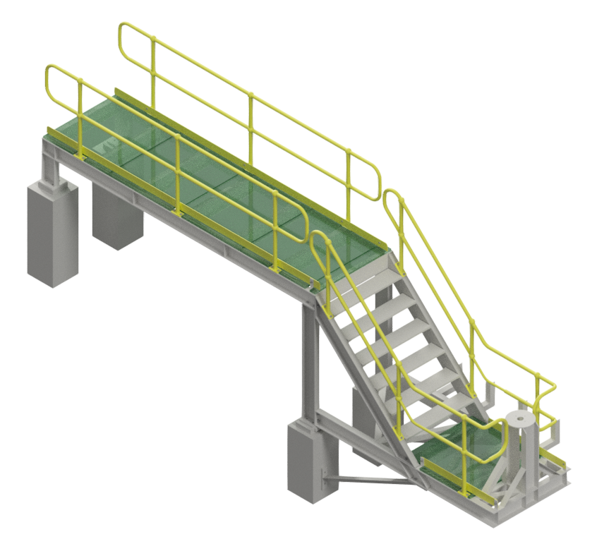 Steel Access Platform - Red Engineers